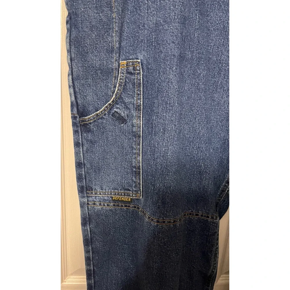 Diamond Gusset | Jeans | Diamond Gusset Defender Mens Blue Denim Double ...